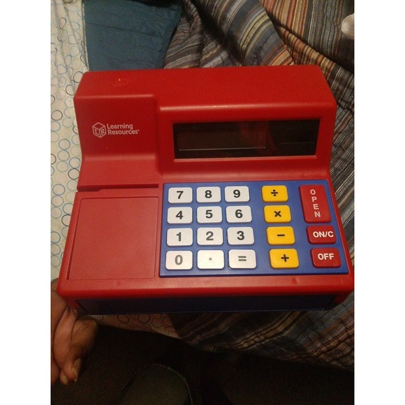 Other | Vintage Learning Resources Kids Teaching Cash Register Red ...